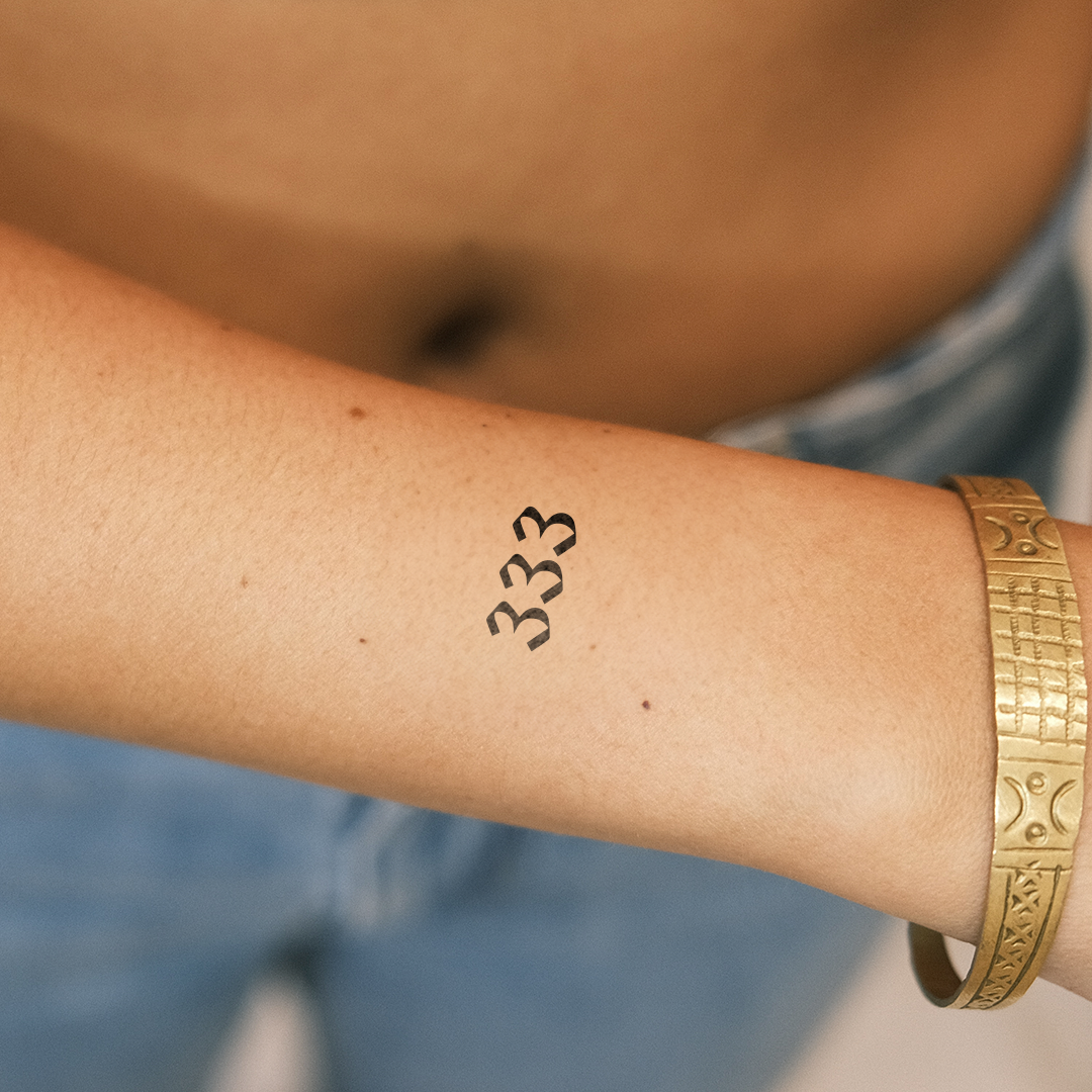 333 Signification Tatouage