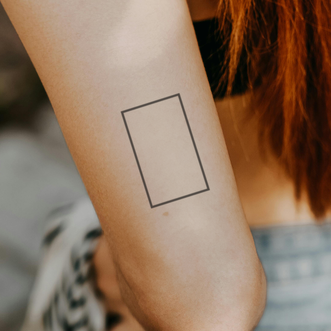 Le rectangle de 1975 - Nouvelle technologie | Tatouage temporaire | Inkster